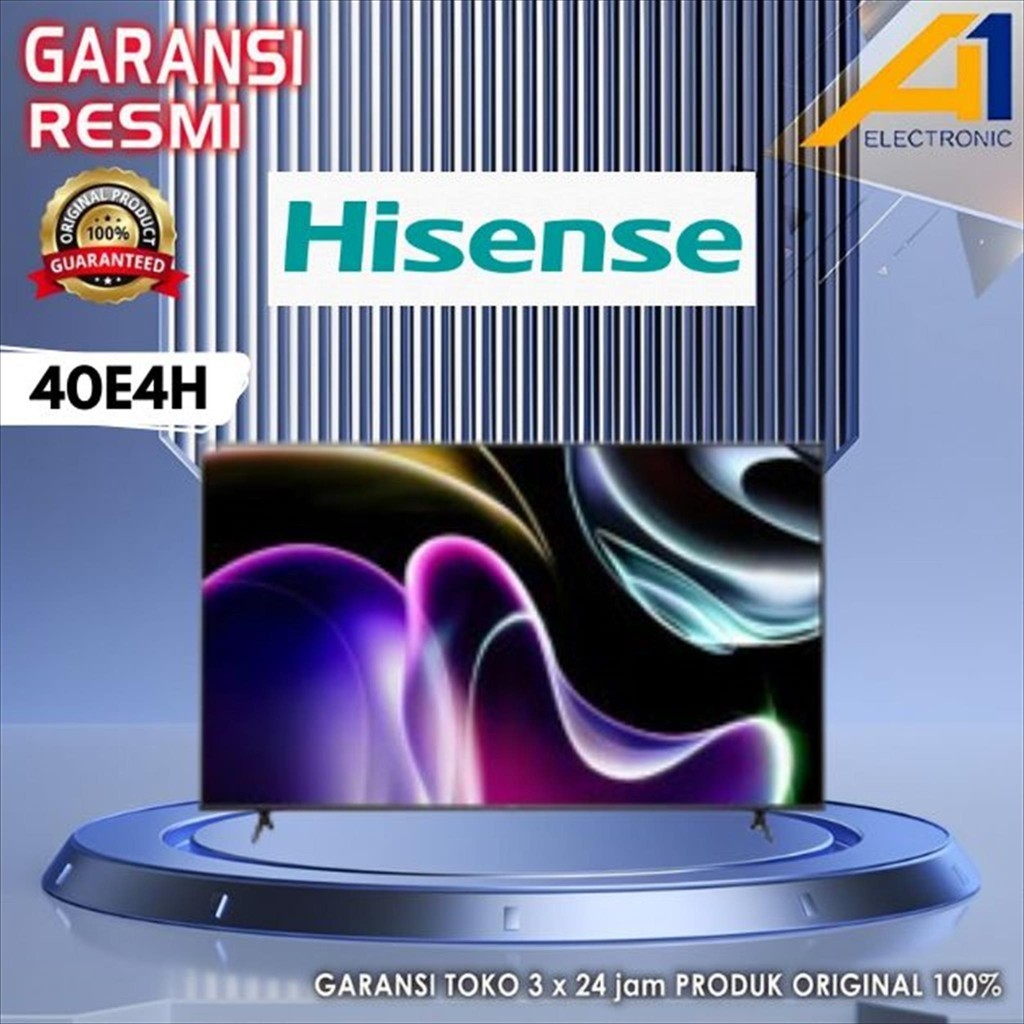 Jual HISENSE LED TV 40E4H , Smart TV 40 Inch Bezelles Design | Shopee Indonesia