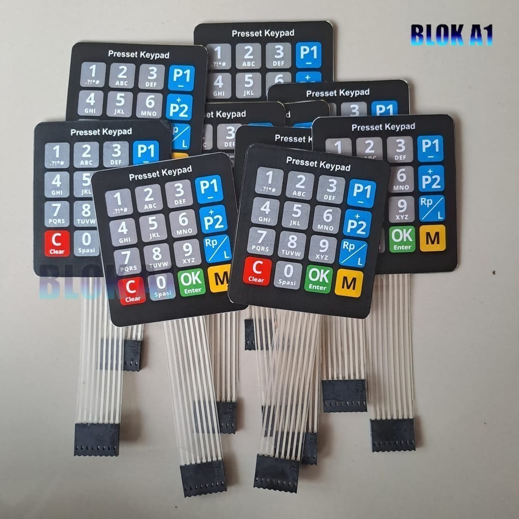 Jual Paket 2 PCS Keypad Pom Mini Membran 4x4 Matrix Original Custom ...