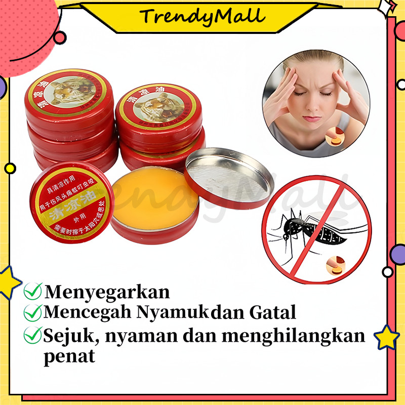 Jual Balsem Harimau Otak Penyegar/Balsem Tiger Balm 3g | Shopee Indonesia