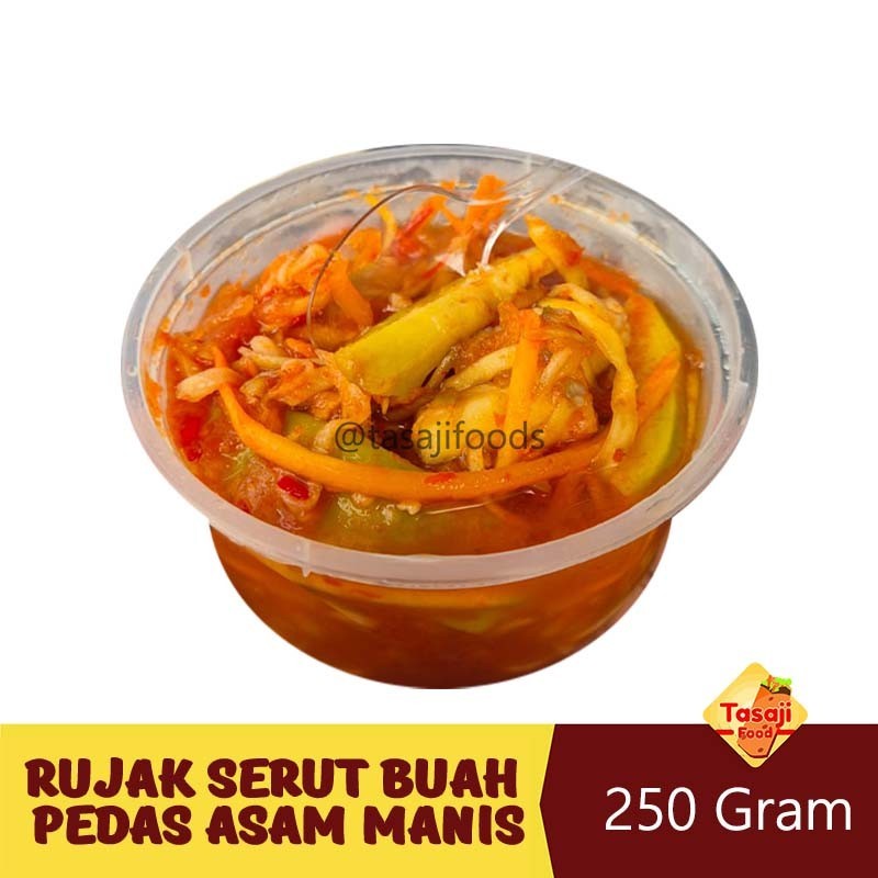 Jual Rujak Serut Buah 250gr Pedas Asam Manis | Shopee Indonesia