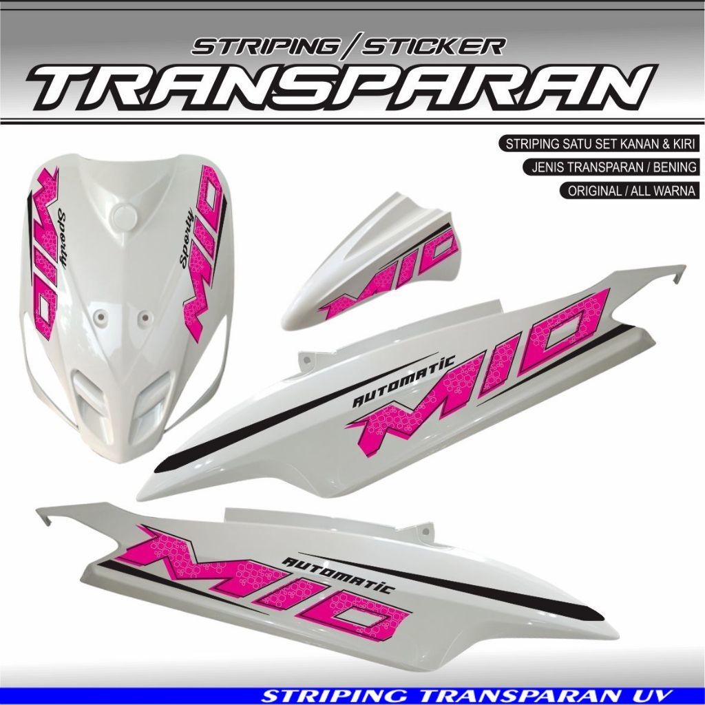 Jual STRIPING MIO STRIPING TRANSFARAN MIO SPORTI / STIKER MIO SMILE ...