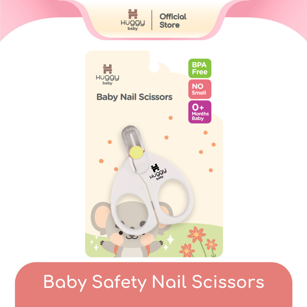 Jual Huggy Baby GK002 Baby Safety Nail Scissors | Gunting Kuku Bayi ...