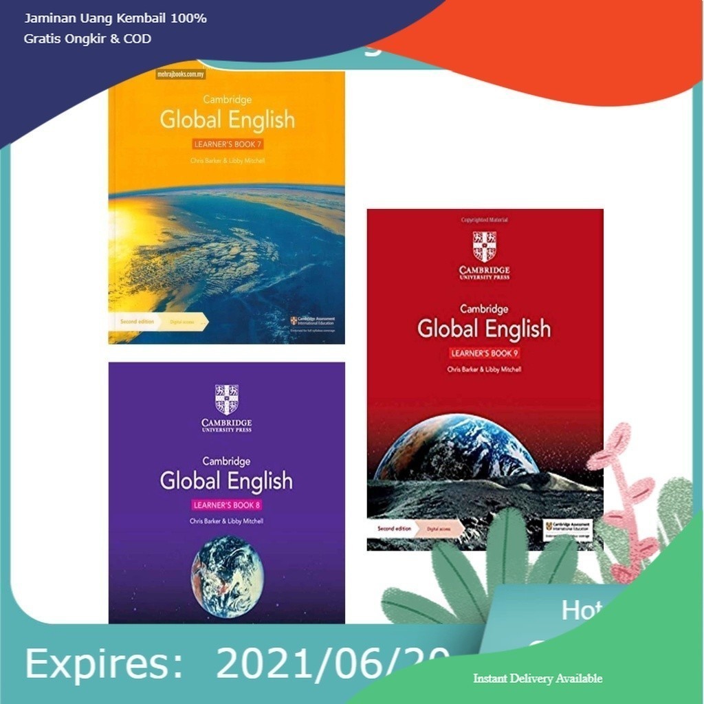 Jual C*ambridg3 Global English Leaner Book 2nd Edition 7 8 9 / Full ...