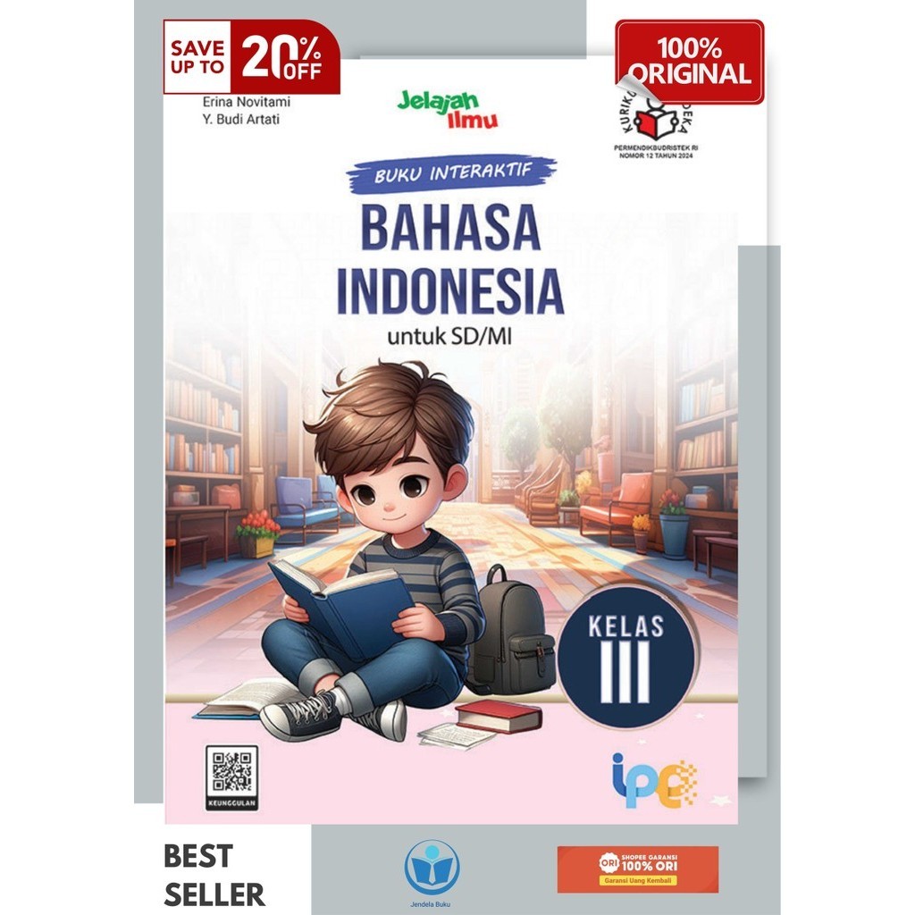 Jual Buku Paket Interaktif Bahasa Indonesia Kelas 3/III SD/MI Kurikulum Merdeka Intan pariwara ...