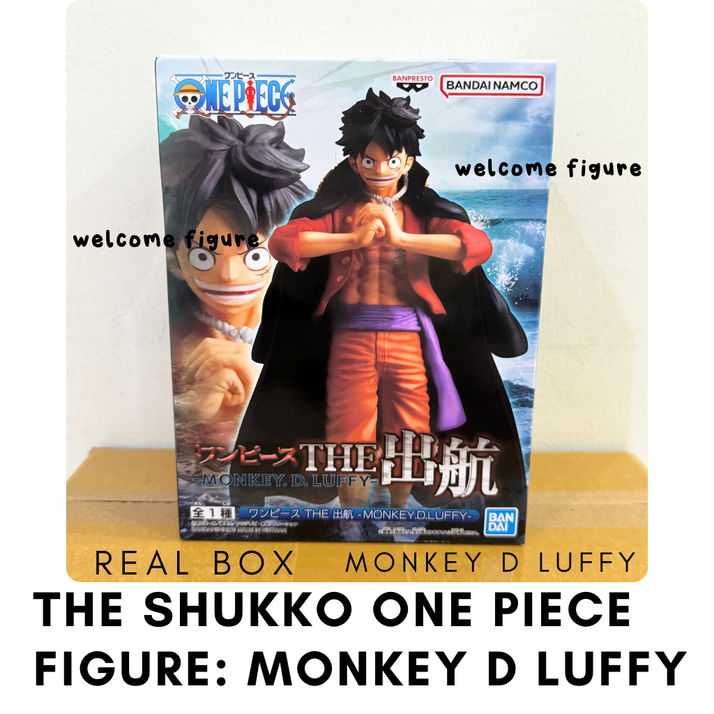 Jual One Piece Figure The Shukko Monkey D Luffy Original Bandai ...