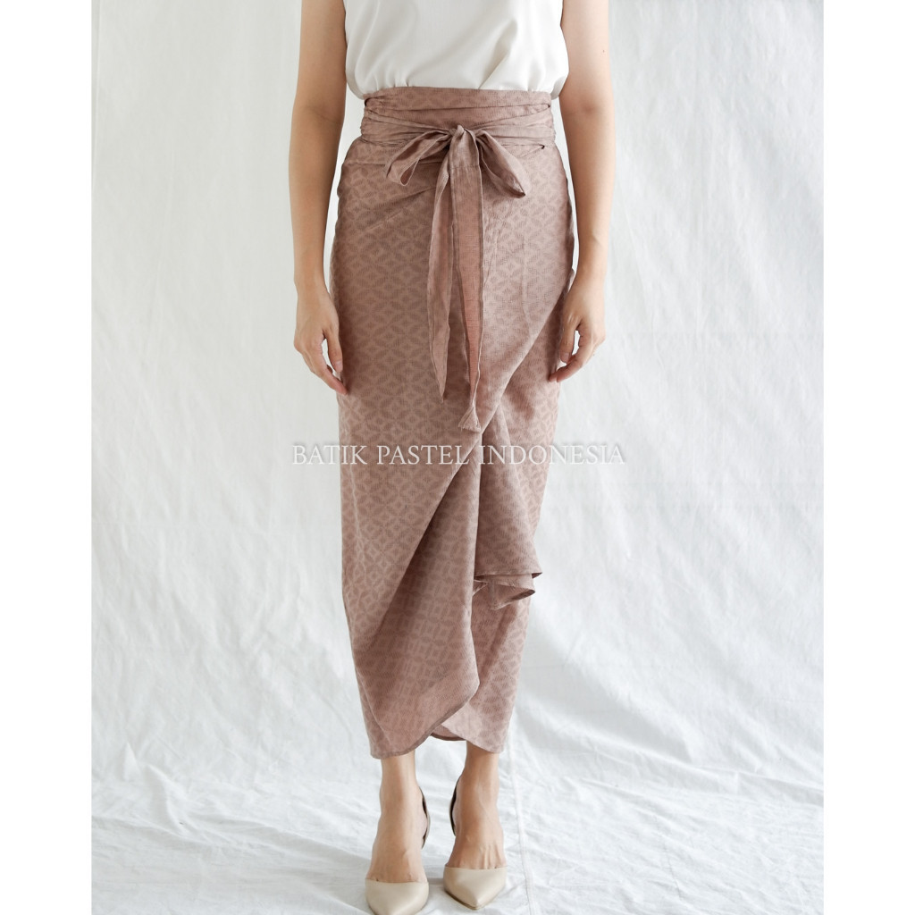Jual Rok Tali Tenun Bahan Dobi Viscose Satin Batik Pastel Indonesia ...