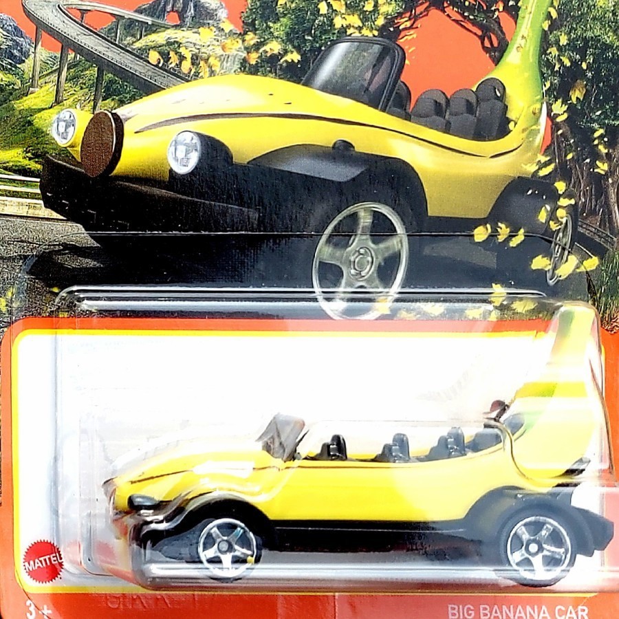 Jual MATCHBOX BIG BANANA CAR 2021 KUNING - PISANG ROLLER COASTER MBX ...