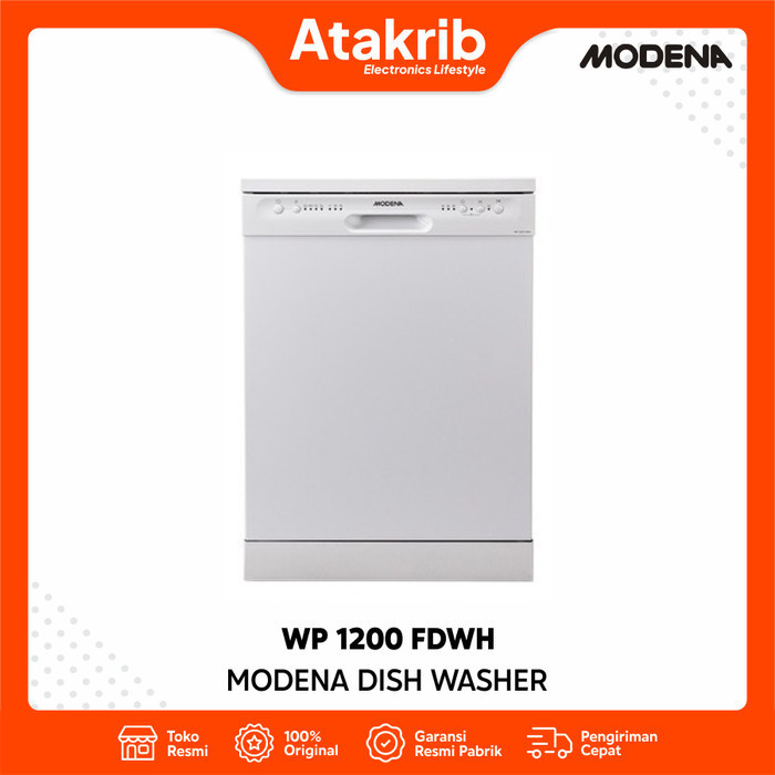 Jual MODENA DISH WASHER WP 1200 FDWH Mesin Cuci Piring | Shopee Indonesia