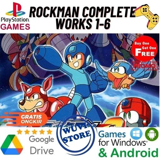 Jual Game PC Rockman Complete Works 1-6 Emulator PS1 | Bisa Main di ...