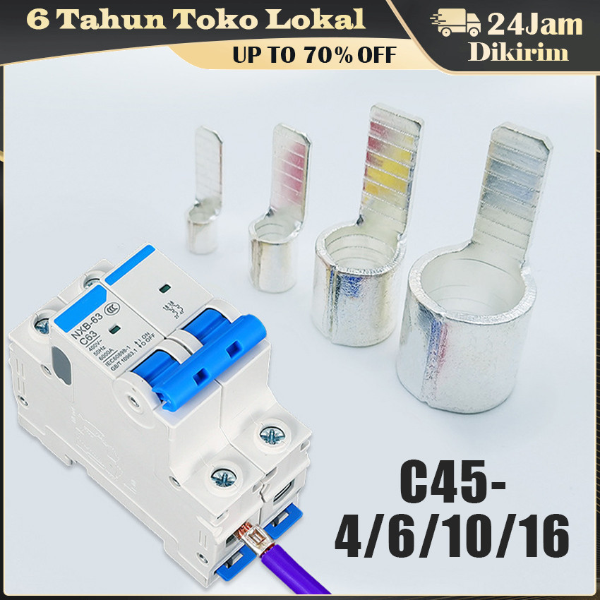 Jual 10Pcs/Set Skun Gepeng Pin Terminal Wire Cable Connector / Terminal ...