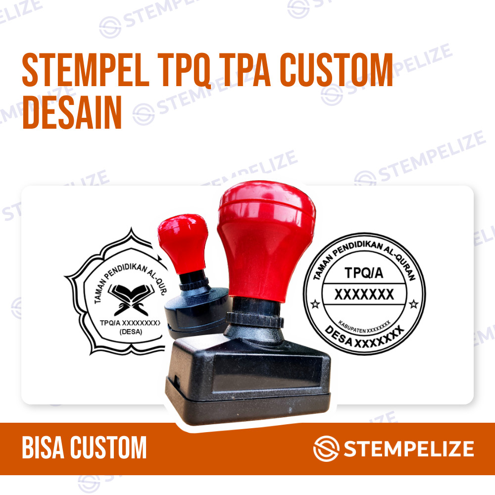 Jual Stempel TPQ TPA Custom Desain | Shopee Indonesia
