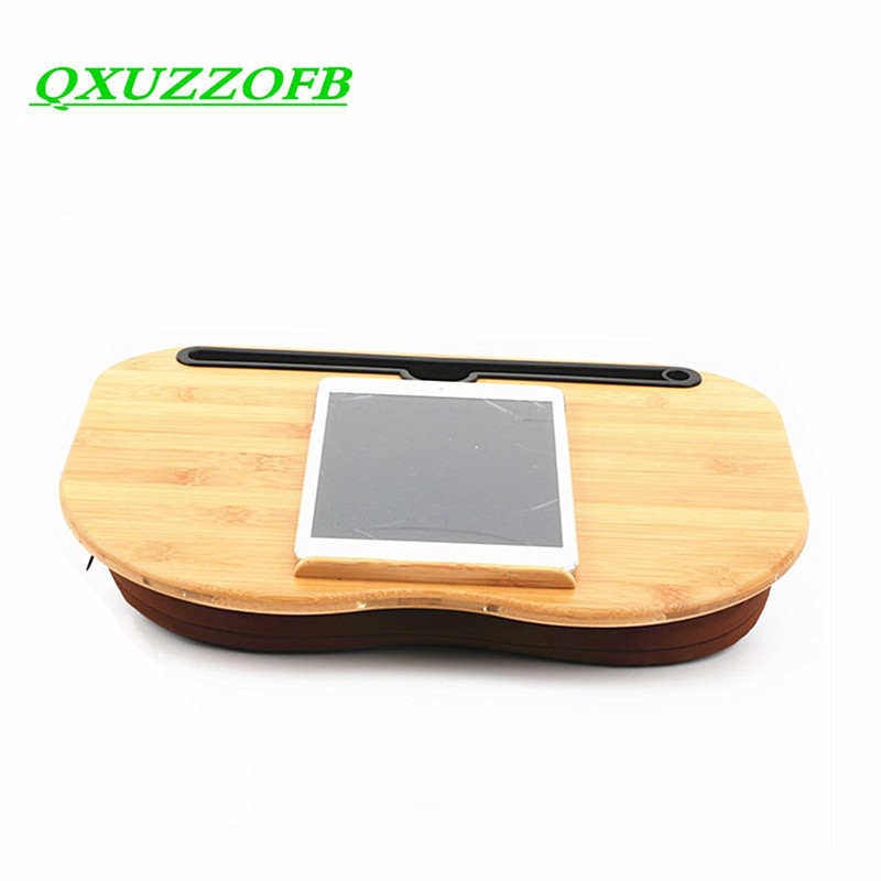 Jual Lapdesk Bambu Meja Laptop Kecil Portabel Bantal Kerja 2 Sisi ...