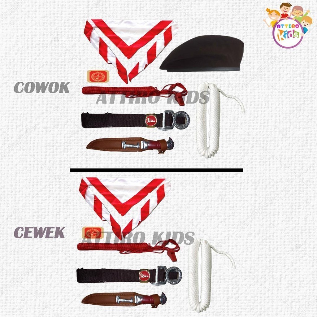 Jual Alat Pramuka Sekolah Lengkap Satu Set Anak Laki Laki Dan Perempuan ...