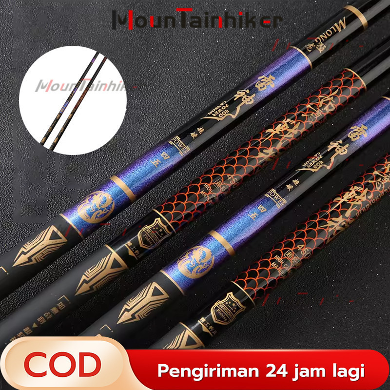 Jual Joran Tegek / Joran Teleskopik Carbon Fiber - Action Hard & Ringan ...