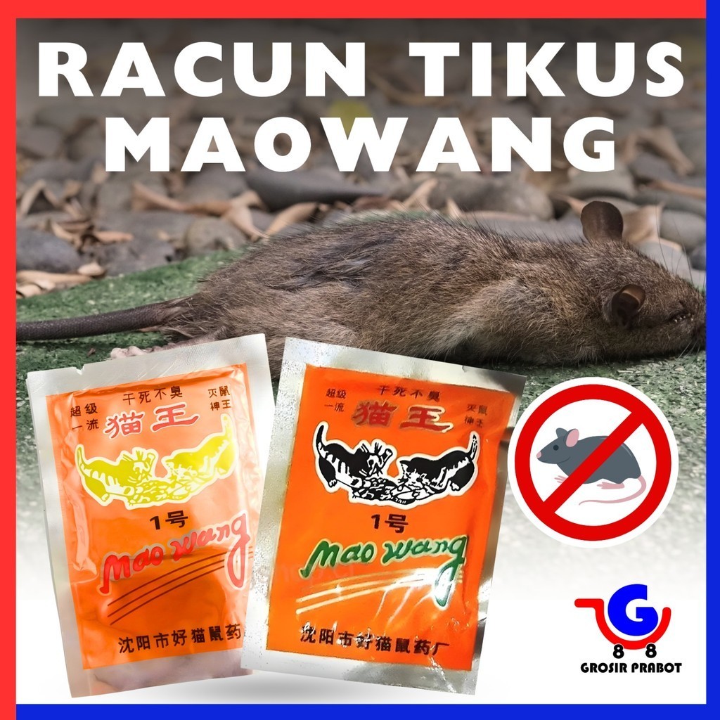 Jual Racun Tikus Maowang Mao Wang Anti Pembunuh Pembasmi Obat ASLI ...