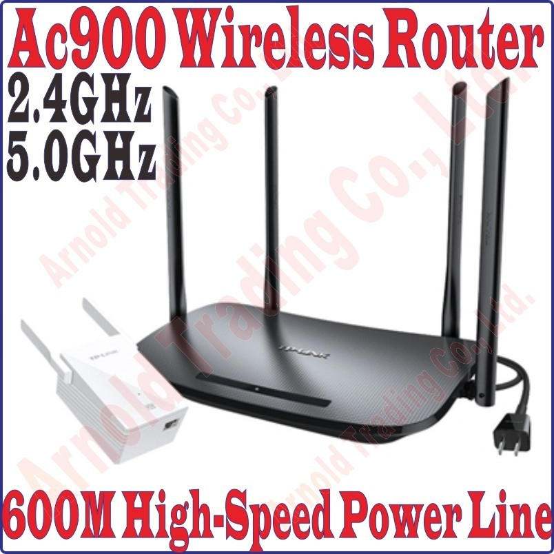 Jual TPLink 2.4G 450Mbps 5G 433Mbps Main Wireless Router 600Mbps Power Line Adapter + 300Mbps ...
