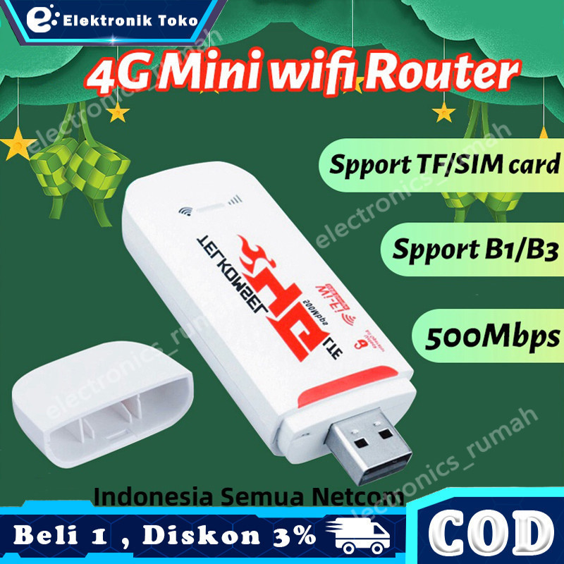 Jual [Ready Stock] Modem WIFI USB 4g All Operator LTE Modem USB 500Mbps ...