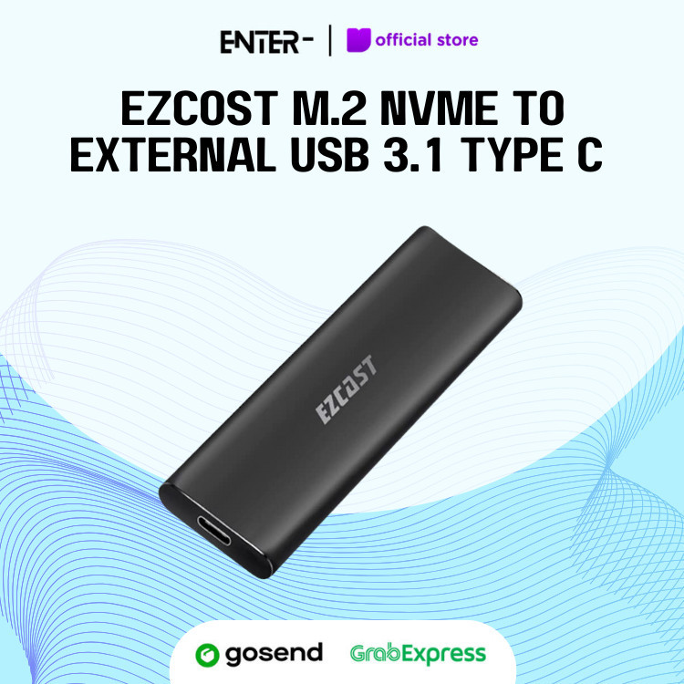Jual Case Casing SSD M.2 NVME to External USB 3.1 Type C EZCOST ...