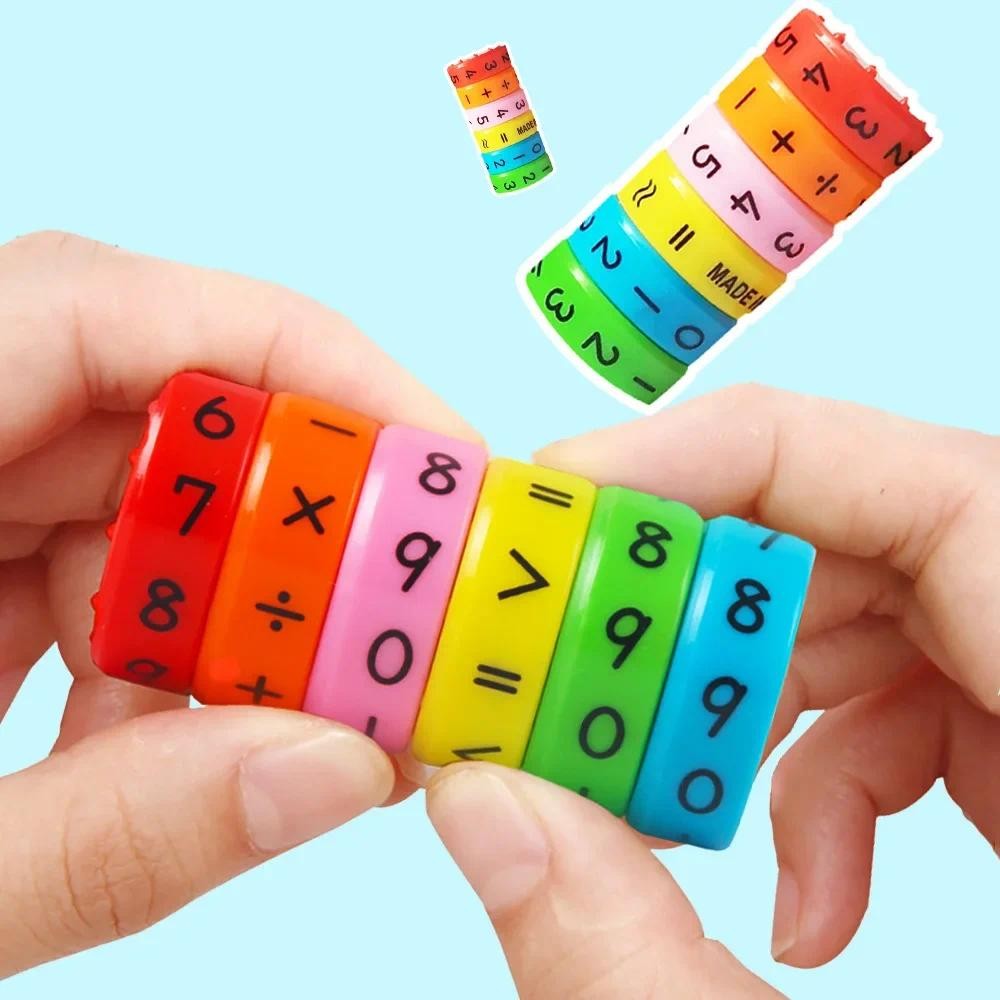 Jual Children Numbers Magic Digital Cube Toy Montessori Puzzle Game ...