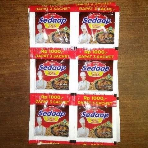 Jual 120 pcs 10 renteng kecap sedaap kecap manis sachet 20 gram - [NEW ...