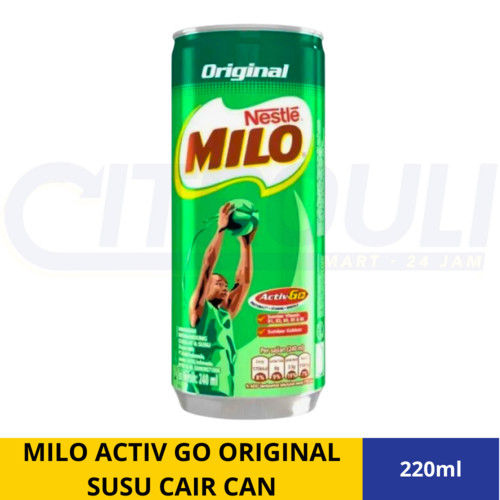 Jual MILO ACTIV GO ORIGINAL SUSU CAIR CAN 220ml | Shopee Indonesia
