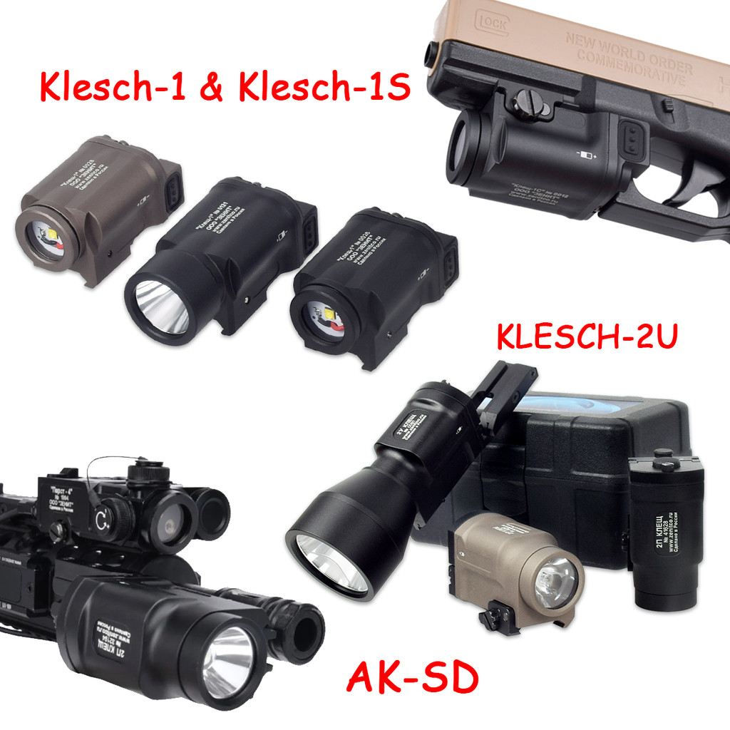 Jual NEW Zenitco AK-SD Klesch-1 Klesch-1S GEN 2 Weapon Gun Flashlight ...