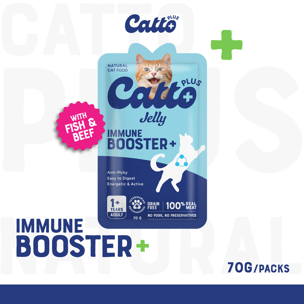 Jual Catto Plus Jelly - Immune Booster+ Adult 70gr | Natural Jelly Wet ...