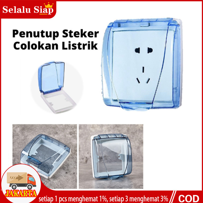 Jual Penutup Steker Colokan Listrik Cover Pelindung Kabel Saklar ...