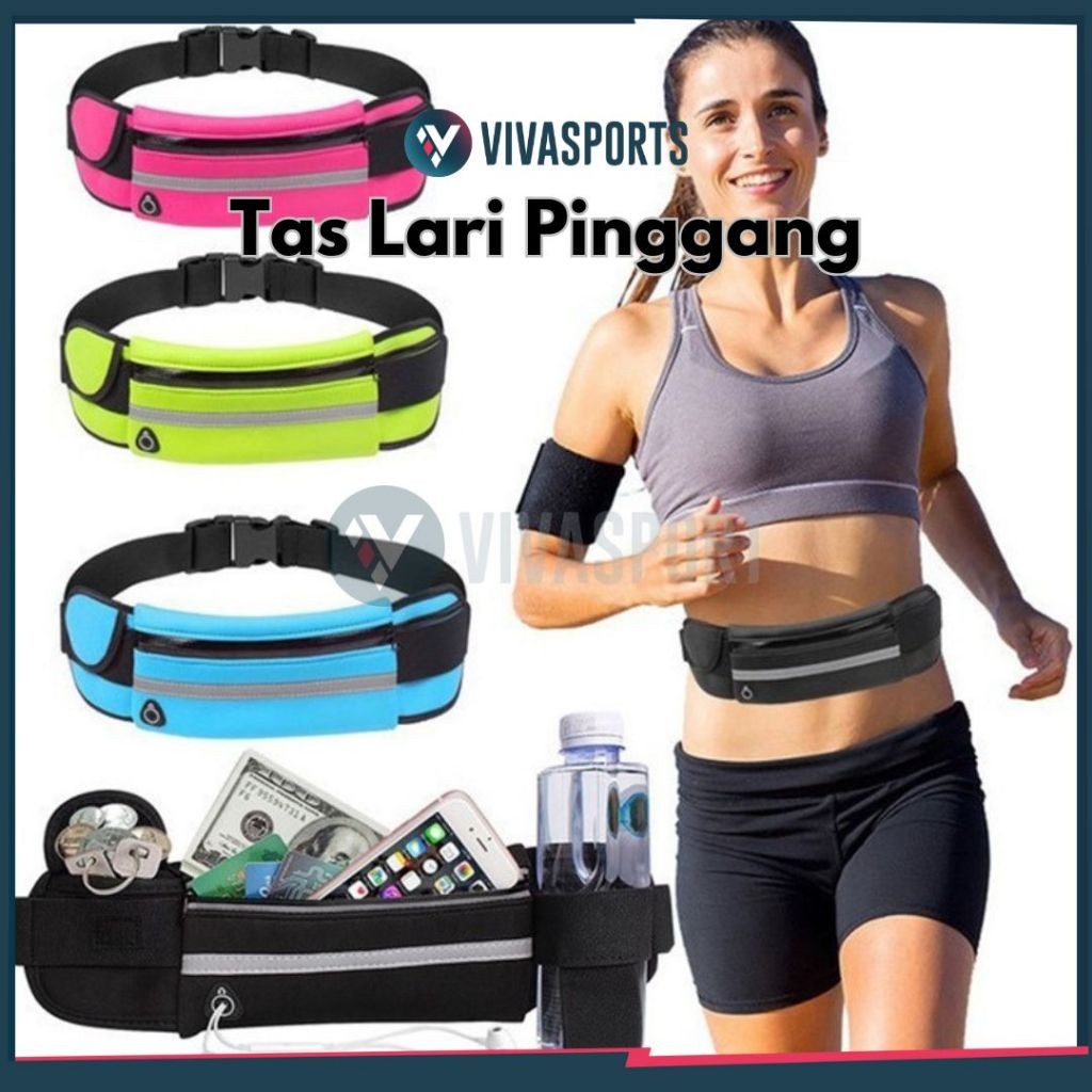 Jual Tas Ikat Pinggang Lari Jogging Olahraga Anti Air Premium ...