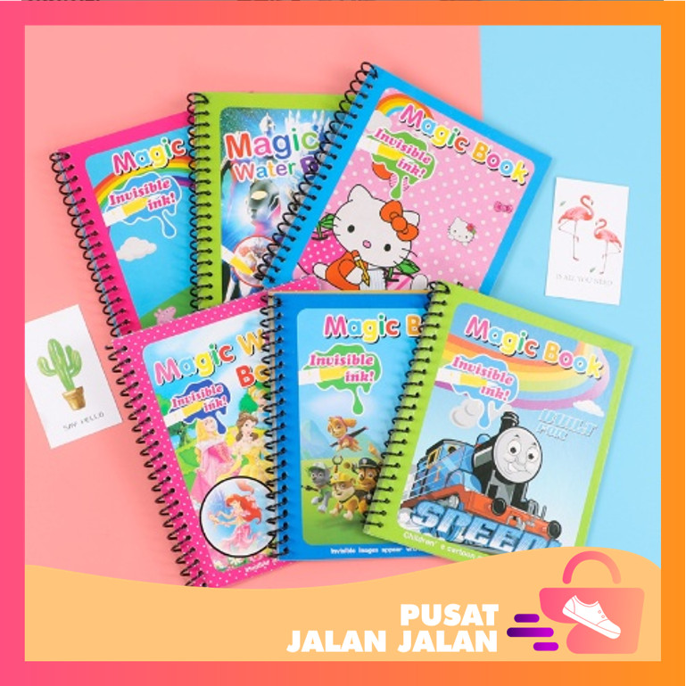 Jual PJJ - S5745 Buku Gambar Pen Air / Buku Gambar Ajaib Buku Mewarnai ...