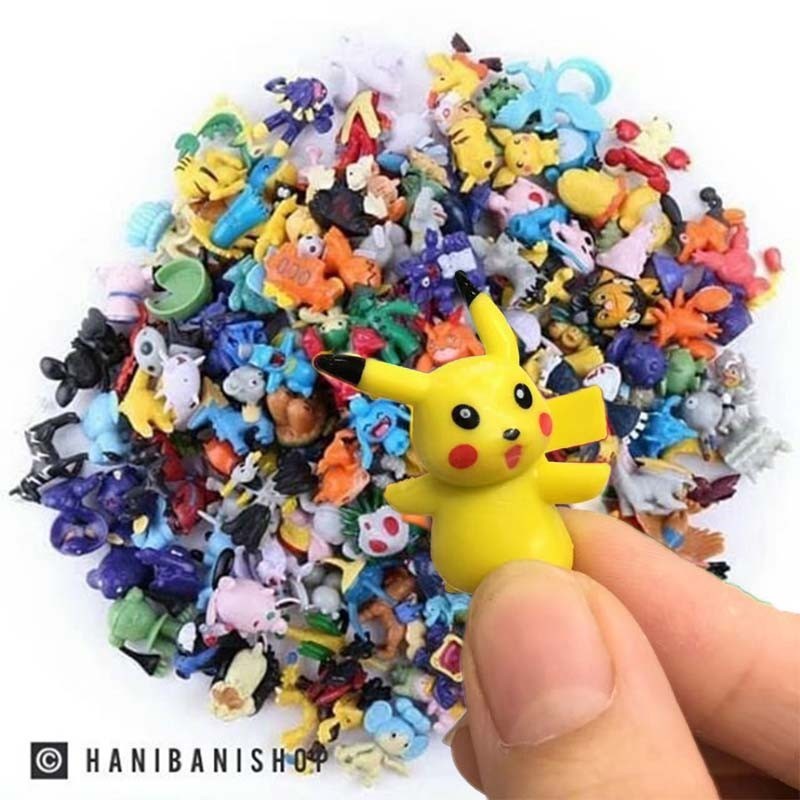 Jual Ready Mainan Pokemon Action Mini Figure Menarik 24Pcs/48Pcs/72Pcs ...