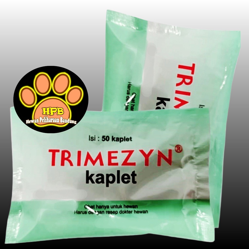 Jual TRIMEZYN KAPLET 50 BUTIR OBAT AYAM OBAT PILEK NGOROK PULORUM AYAM ...