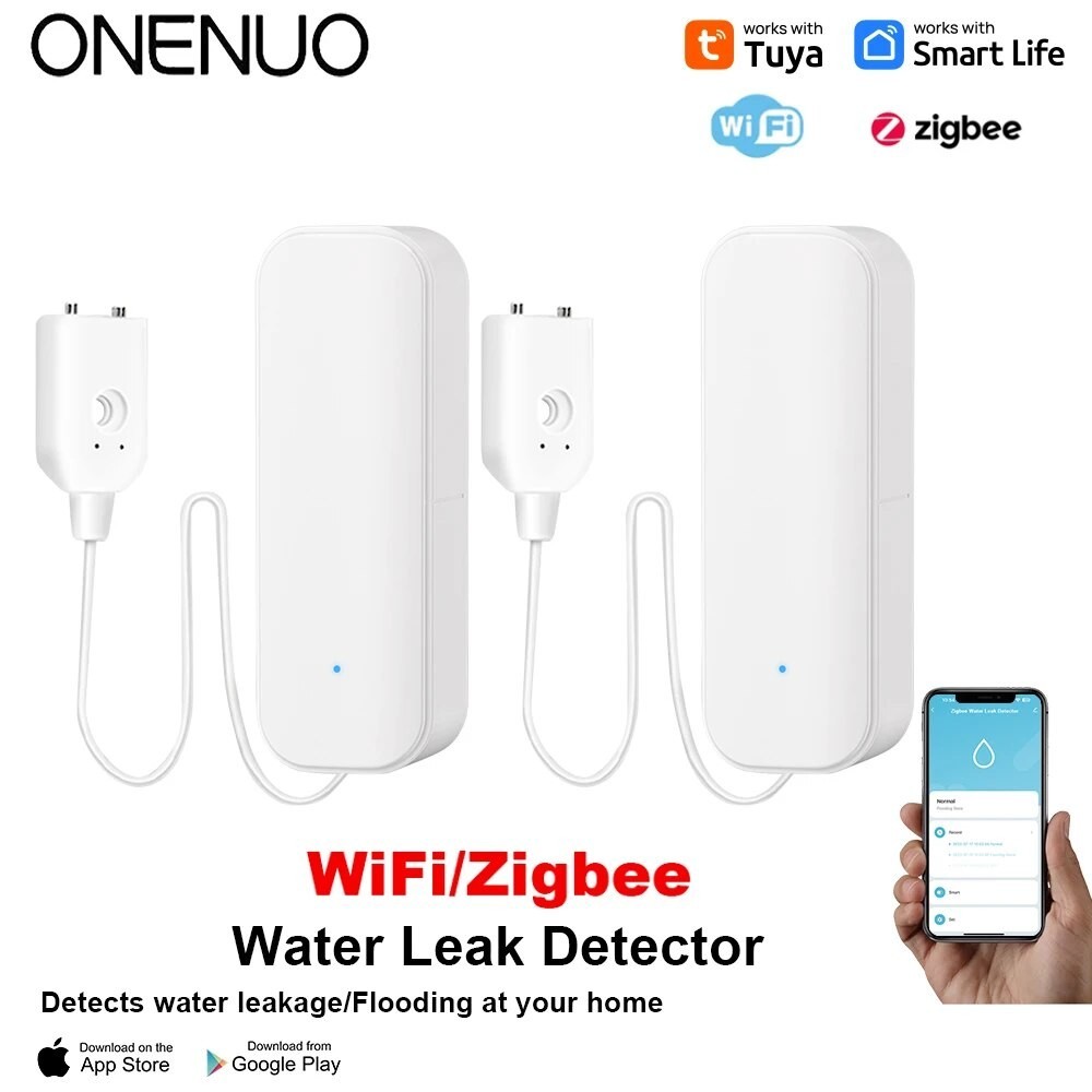 Jual WiFi Water Level Sensor Tuya Leakage Alarm Flood Leak Detector ...