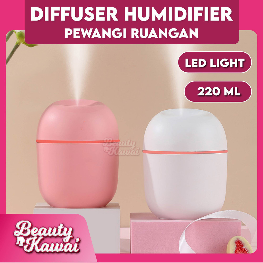 Jual Diffuser Humidifier 220ML LED Light Pengharum Ruangan Oil ...
