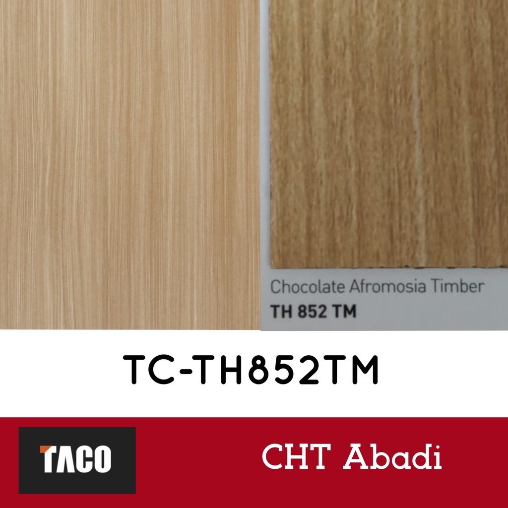 Jual TACO HPL Chocolate Afromosia Timber TH 852 TM (HARGA BELUM ...
