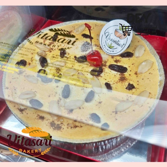 Jual VITASARI Klappertaart Premium Bulat Coconut Cake Bandung | Shopee ...