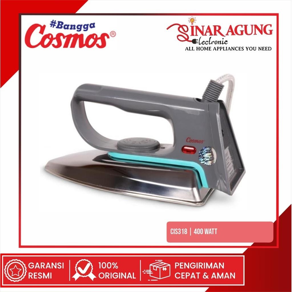 Jual COSMOS CIS318 / CIS-318 SETRIKA LISTRIK - GARANSI RESMI | Shopee ...