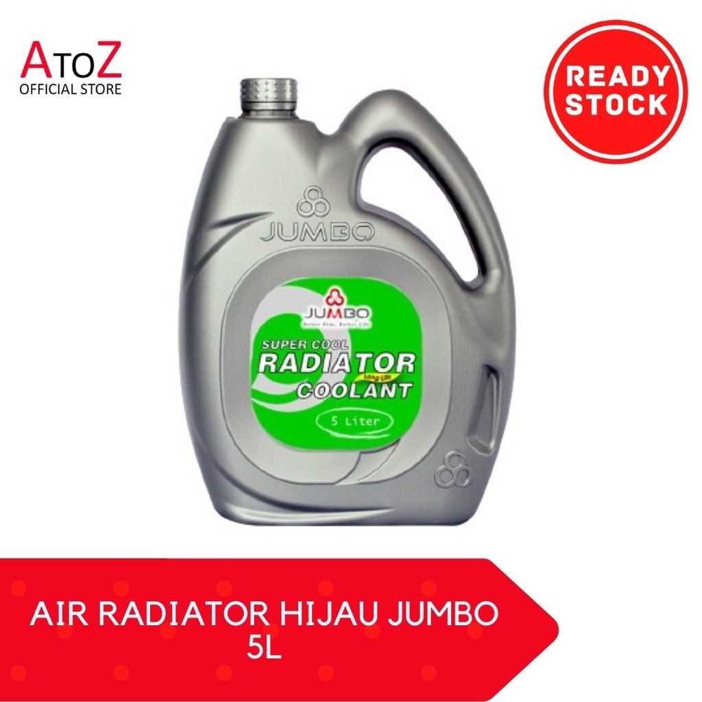 Jual AIR RADIATOR HIJAU JUMBO 5L - Jumbo Super Cool Radiator Coolant ...