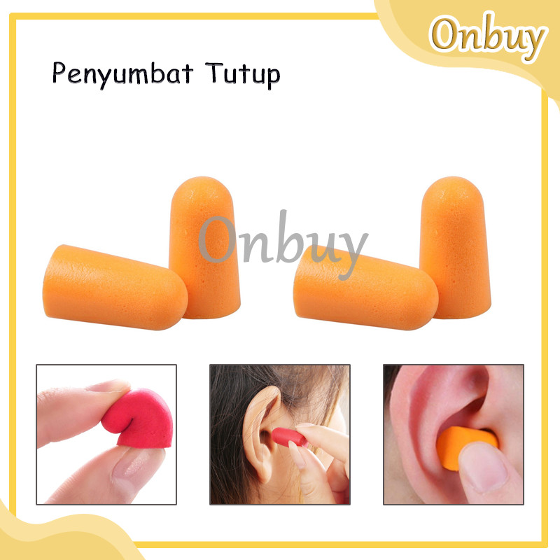 Jual Alat Sumbat Penyumbat Penutup Tutup Telinga Kuping / Earplug Anti Bising / Penutup Telinga ...