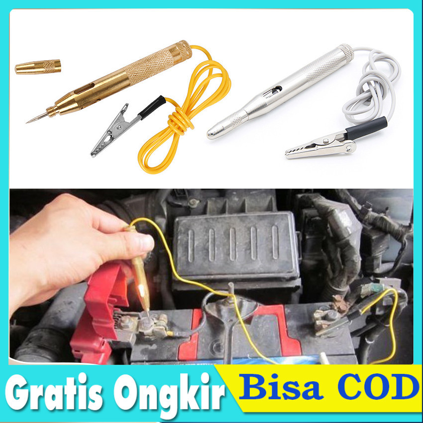 Jual Test Pen Tespen DC Deteksi Arus Listrik Mobil Motor Tespen Voltage ...