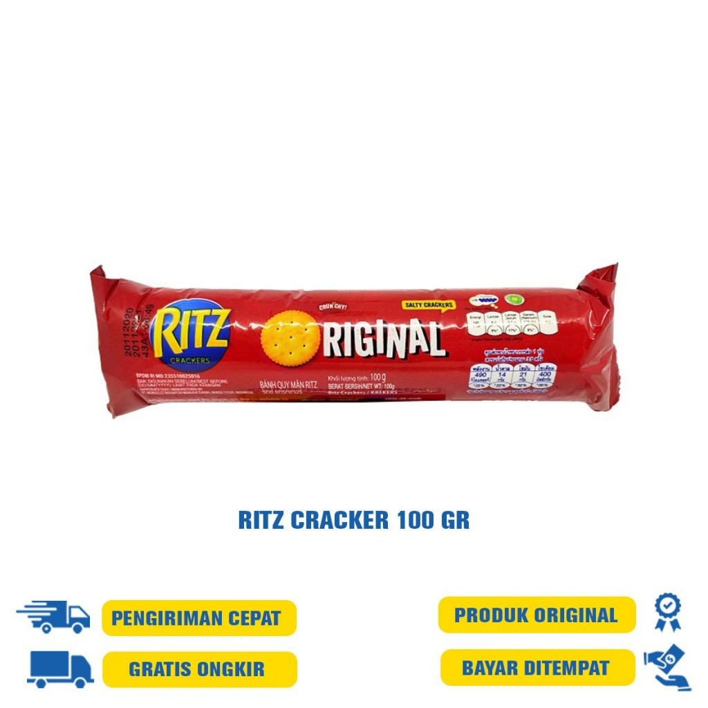 Jual RITZ CRACKER 100 GR | Shopee Indonesia