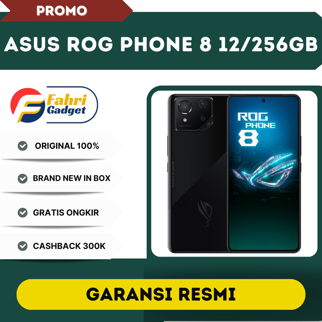Jual ASUS ROG Phone 8 12/256GB - Snapdragon 8 Gen 3 Layar AMOLED 6.78 ...