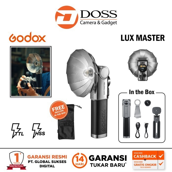Jual Godox Lux Master Retro Camera Flash Godox Flash Kamera | Shopee ...
