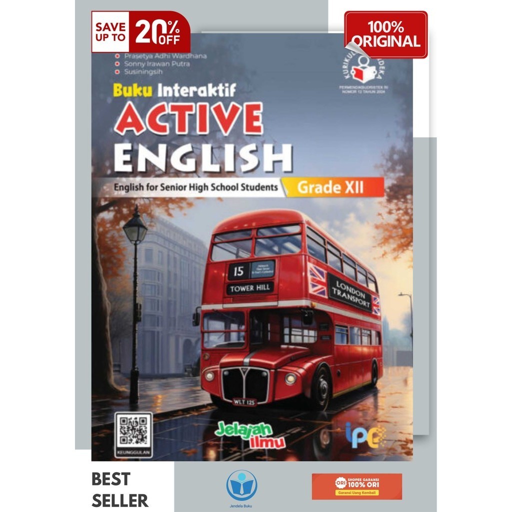 Jual Buku Paket Interaktif Bahasa Inggris Kelas 12/XII SMA/MA Kurikulum Merdeka Intan pariwara ...