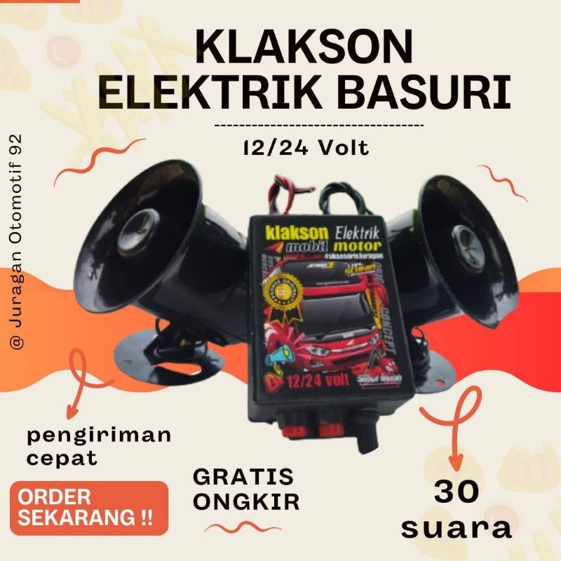 Jual KLAKSON BASURI ELEKTRIK VERSI TOA 12/24V | Shopee Indonesia