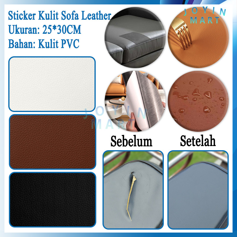 Jual Sticker Kulit Sofa Leather/Cover Perbaikan Kulit Yang Rusak/Stiker ...