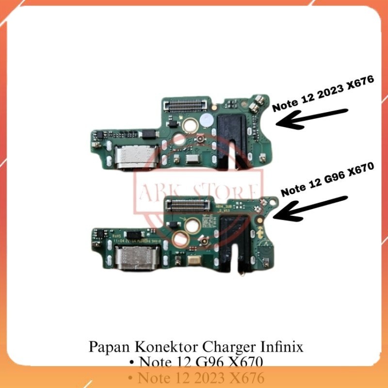 Jual Pcb Konektor Charger Infinix Note 12 X670 / 2023 X676 Flexibel Con ...
