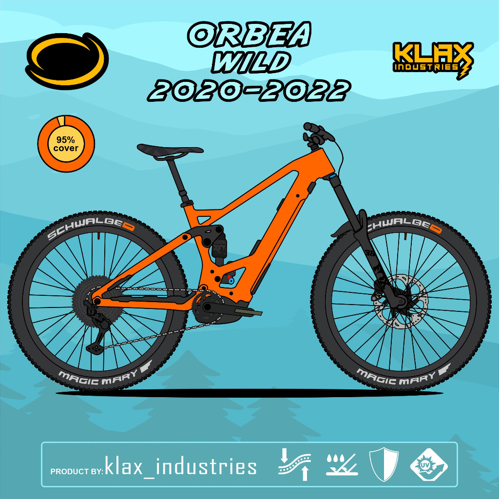 Jual Protector 95% ORBEA WILD 2020 2021 2022 FULL WRAP PROTECTOR KLAX ...
