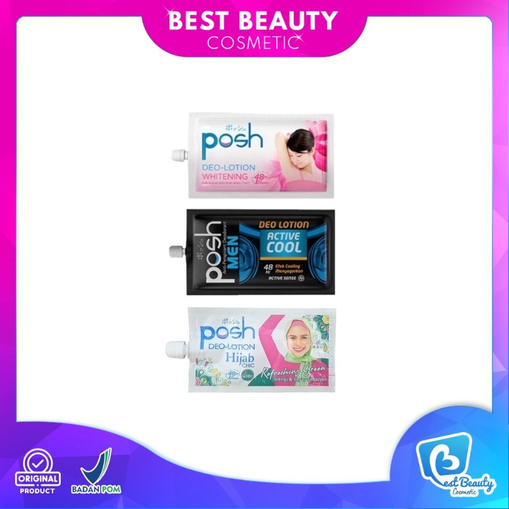 Jual ★ BB ★ POSH DEO LOTION SACHET 11 GRAM SERIES | Shopee Indonesia