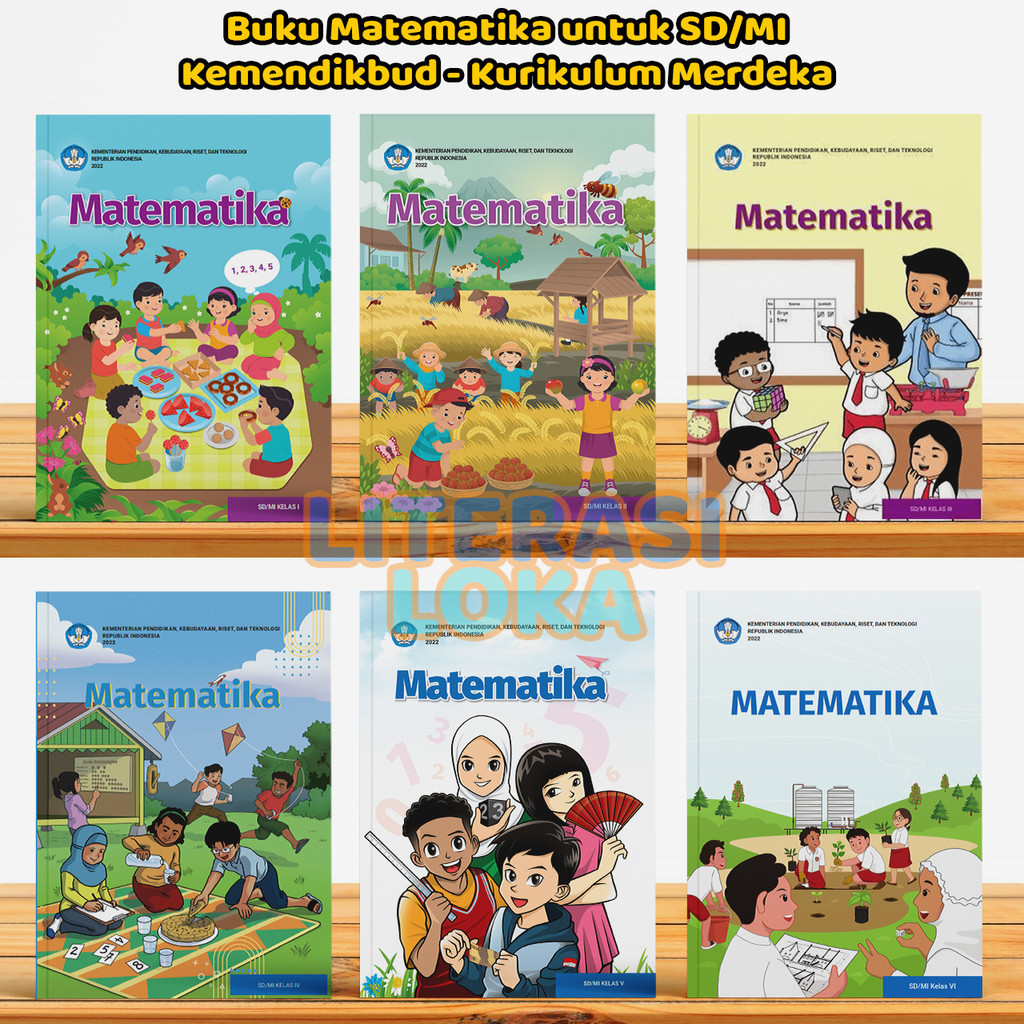 Jual Buku Matematika SD/MI Terbaru (2024) | Original Kemdikbud ...